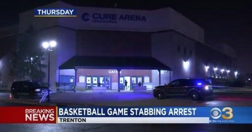 BREAKING: Trenton basketball game stabbing arrest - CBS Philadelphia