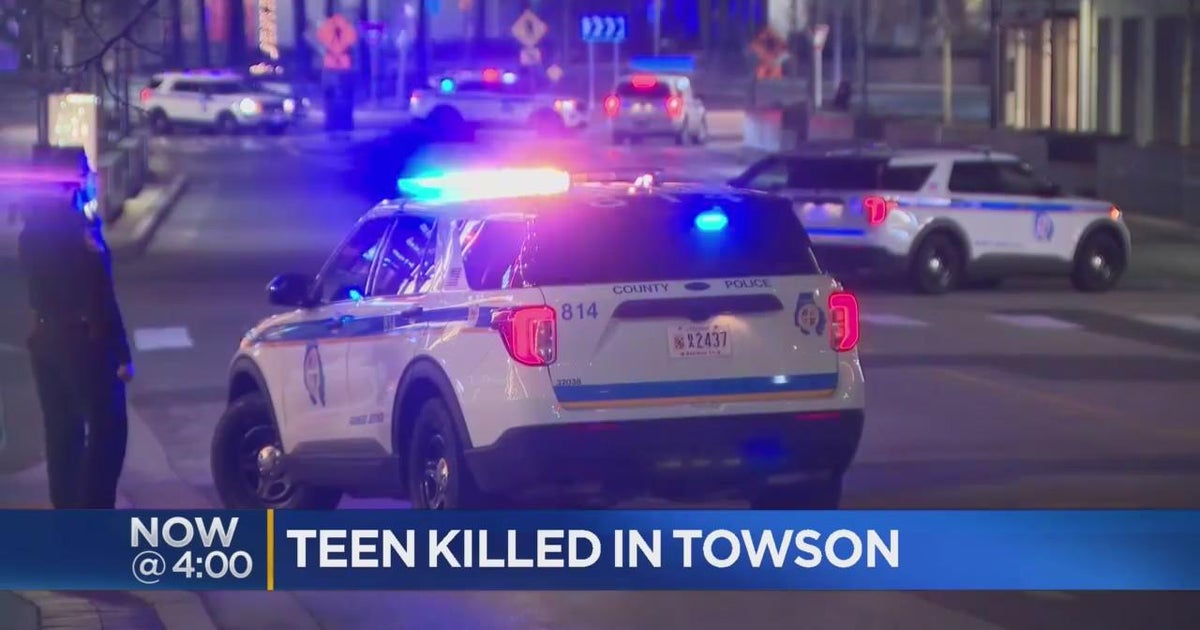 Teenager killed prompts more concern about violence in Towson - CBS ...