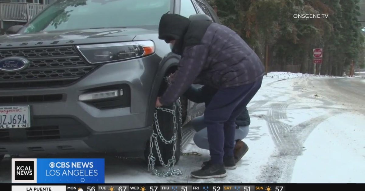 Residents Preparing For Icy Arctic Blast Cbs Los Angeles
