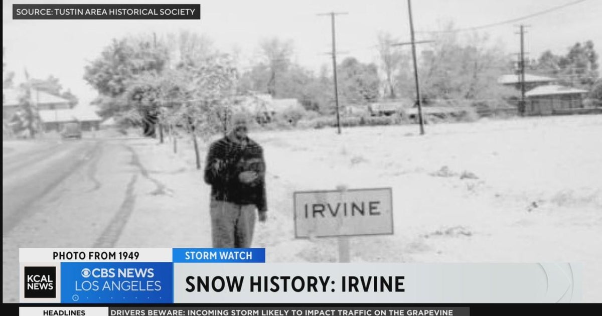Here are the last times some cities like Irvine saw snow - CBS Los Angeles