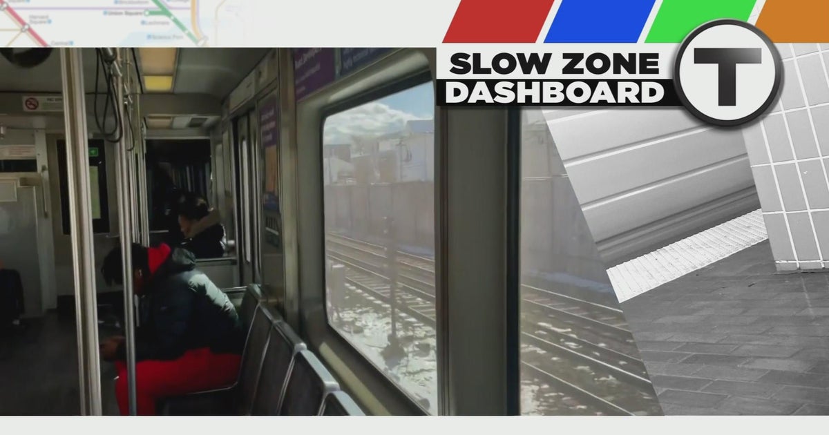 Slow-zones burden the T - CBS Boston