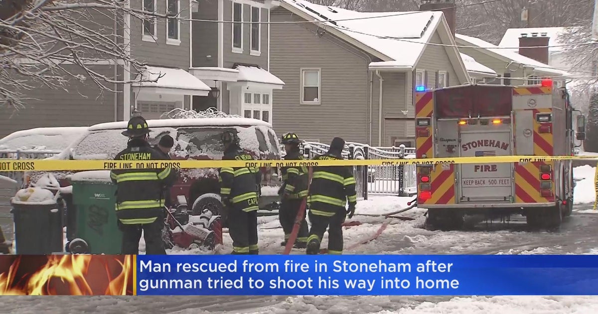 Man tries to shoot his way into burning Stoneham home to rescue trapped ...