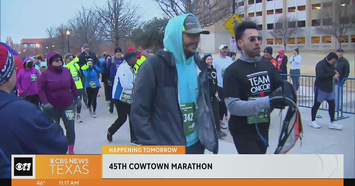 45th Cowtown Marathon begins tomorrow morning - CBS Texas