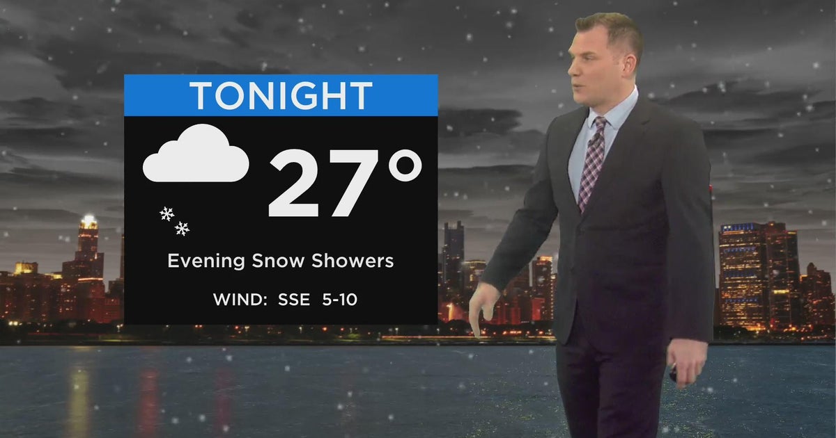 Chicago First Alert Weather: Snow showers Friday night - CBS Chicago