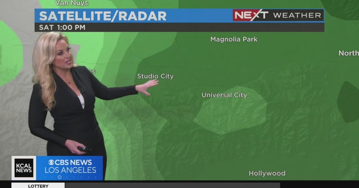 SoCal Winter Storm: Light to heavy rainfall Studio City and Universal ...