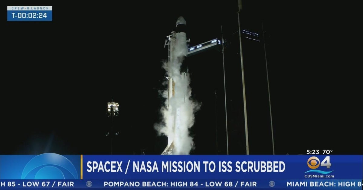 SpaceX launch delayed due to technical issue - CBS Miami
