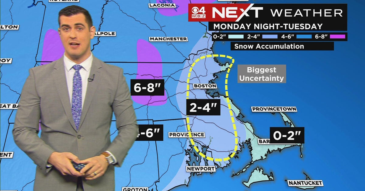 Next Weather: WBZ morning forecast for February 27 - CBS Boston