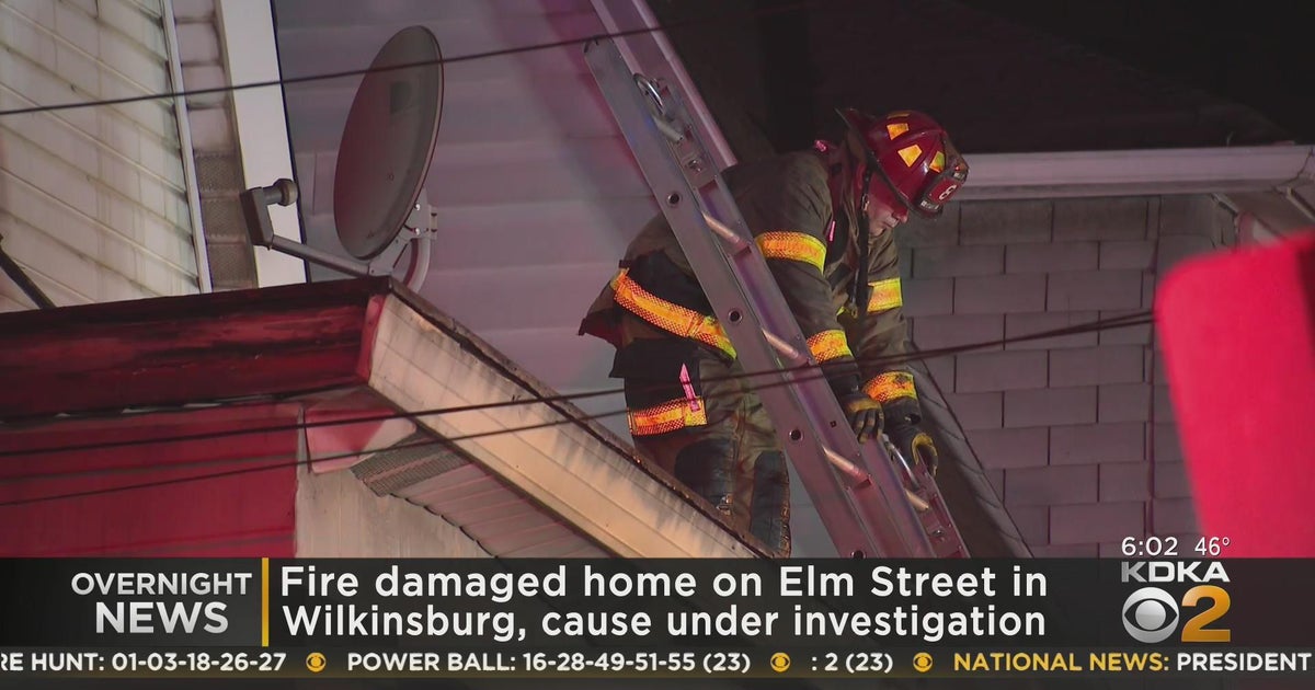 Fire damages home on Elm Street in Wilkinsburg - CBS Pittsburgh