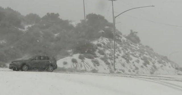 First major snowstorm of the season slams northeast - CBS News