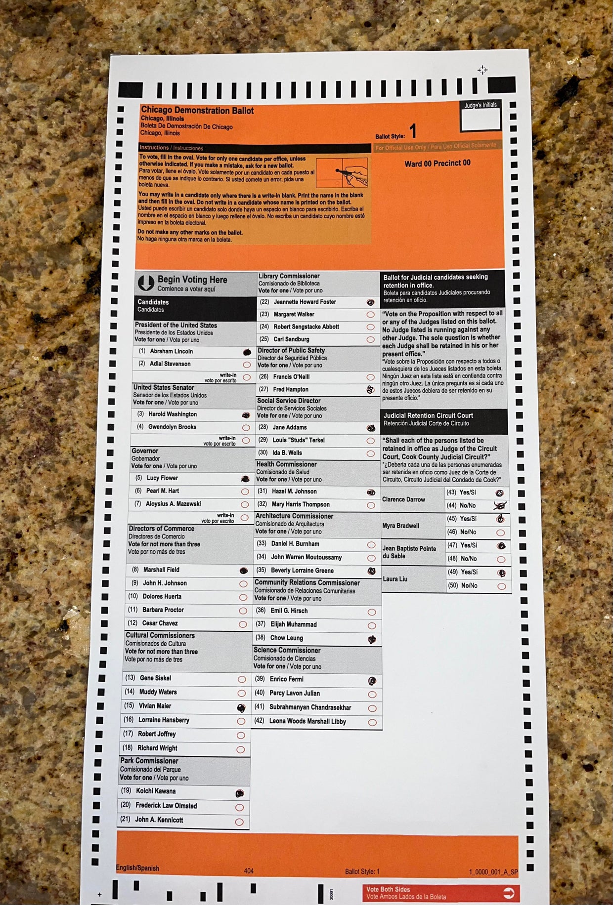 Kids receive demonstration ballots at to learn about voting - CBS Chicago