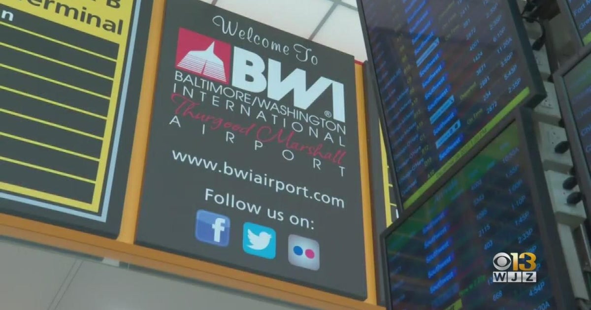 BWI to receive $38 million in federal funding - CBS Baltimore