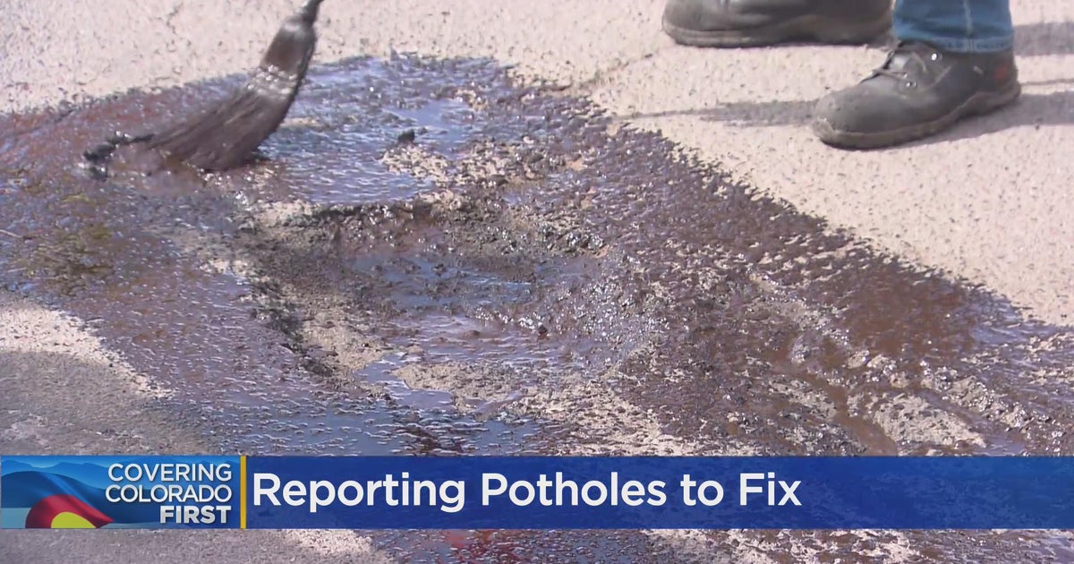 Drivers across Denver and the state urged to report potholes - CBS Colorado