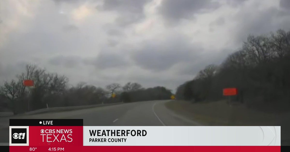 Light rain in Weatherford as severe storms move in off to the east ...