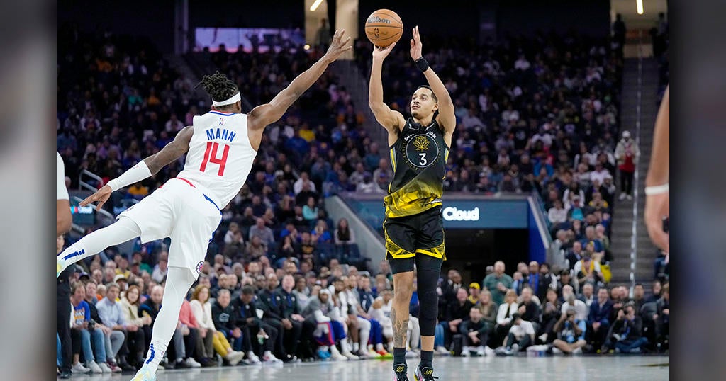 Poole scores 34, Warriors charge back again, beat Clippers - CBS San ...