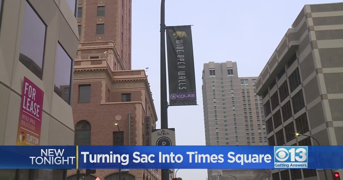 New banners could turn Sacramento into Times Square - CBS Sacramento