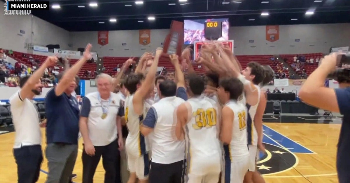 Belen Jesuit wins school's first state basketball championship - CBS Miami