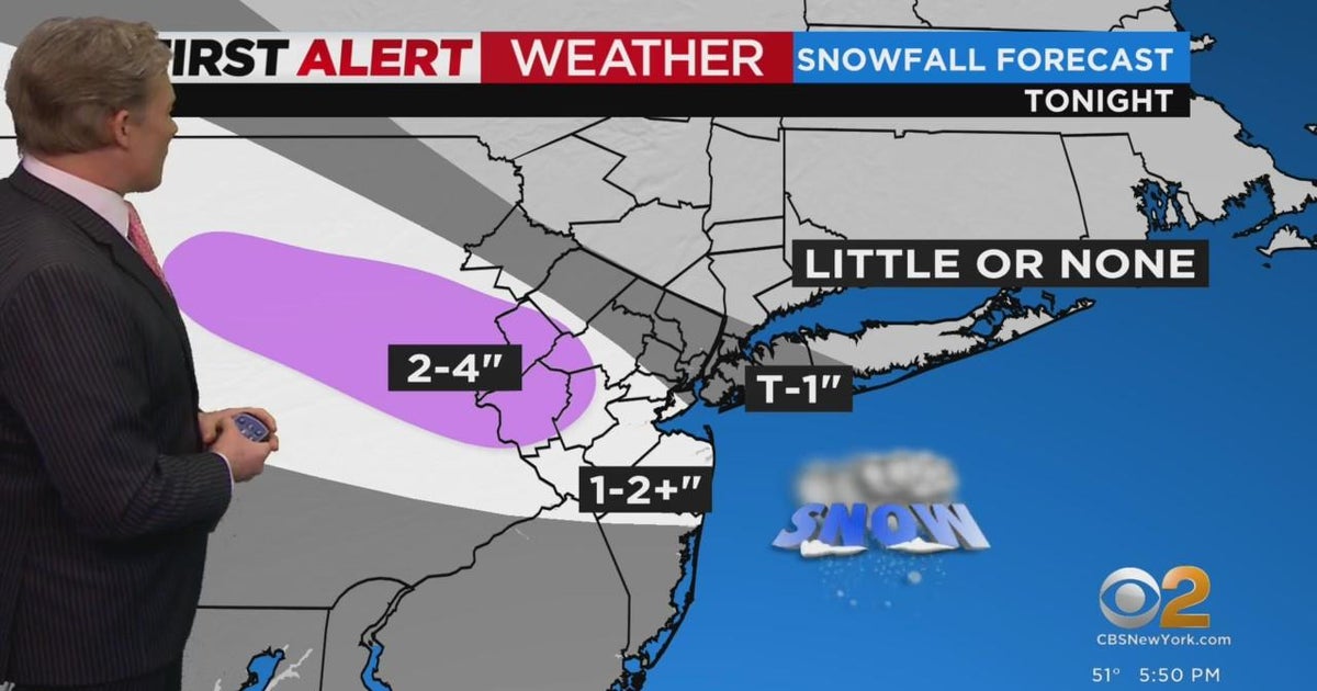 First Alert Weather: CBS2's 3/6 Monday evening update - CBS New York