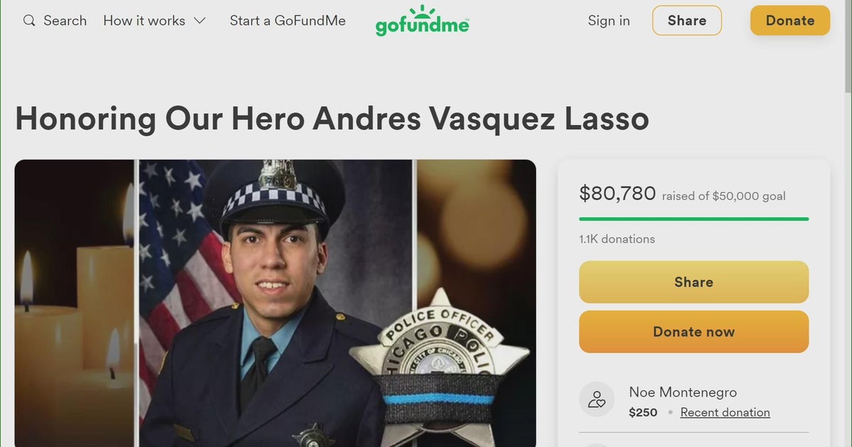 More than $80,000 raised for family of Chicago police officer killed in ...