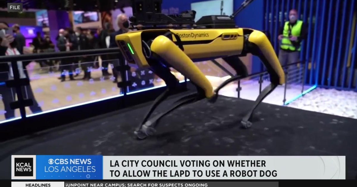 LA City Council to vote on LAPD robot dog - CBS Los Angeles