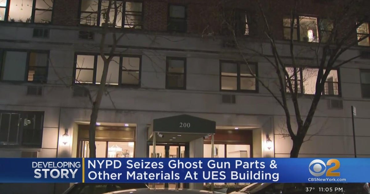 NYPD seizes ghost gun parts, other materials at UES building - CBS New York