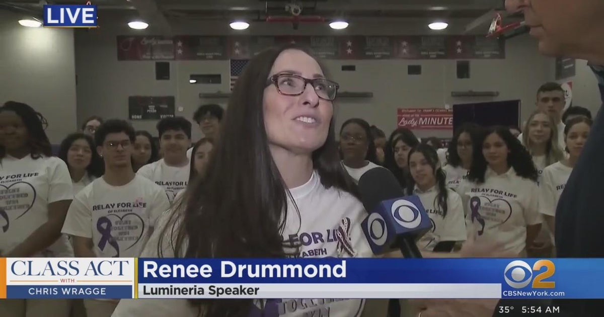 Renee Drummond chosen to speak at Elizabeth's luminaria ceremony - CBS ...