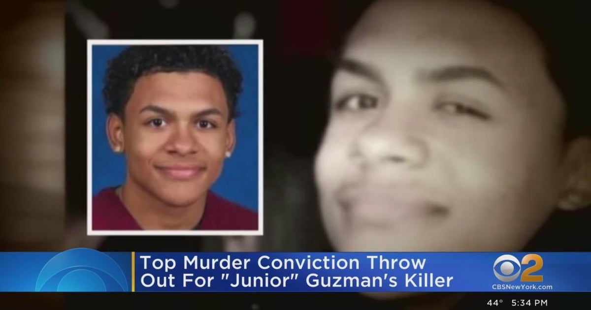 Top murder conviction thrown out for Junior Guzman's killer - CBS New York