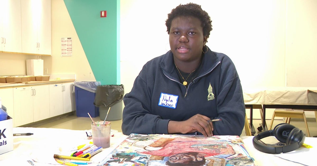 High schoolers use art to show how racism impacts mental health - CBS ...