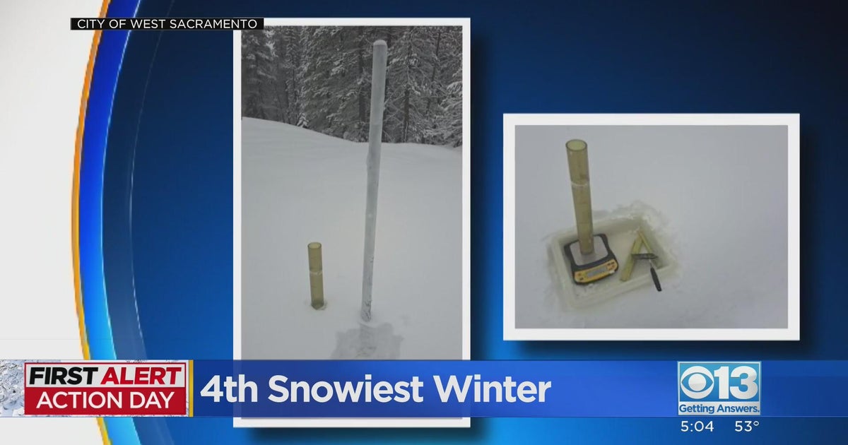 It's been the 4th snowiest winter on record - CBS Sacramento