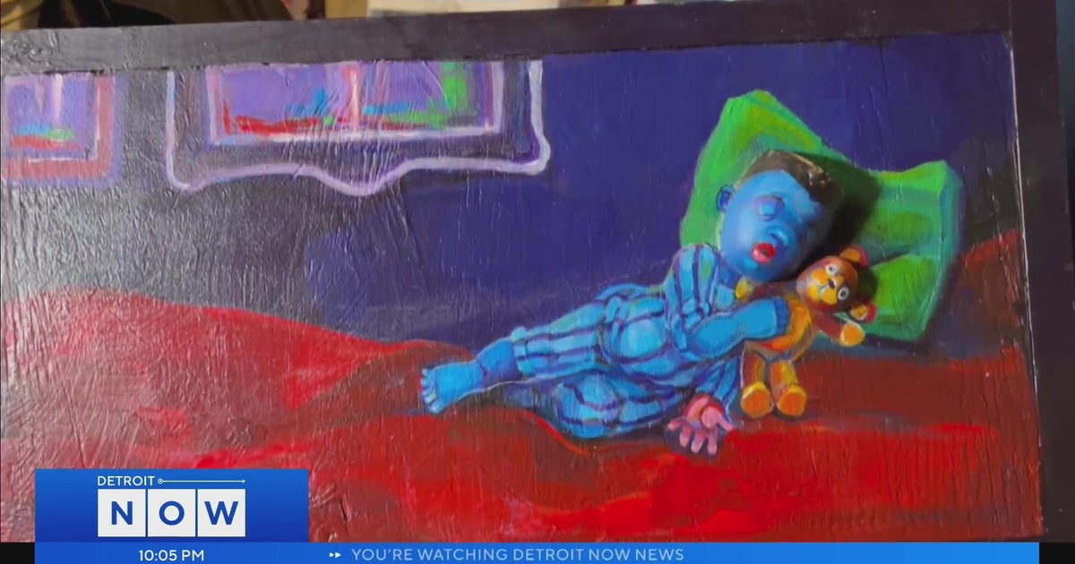 Detroit artist is making a splash on the art scene - CBS Detroit