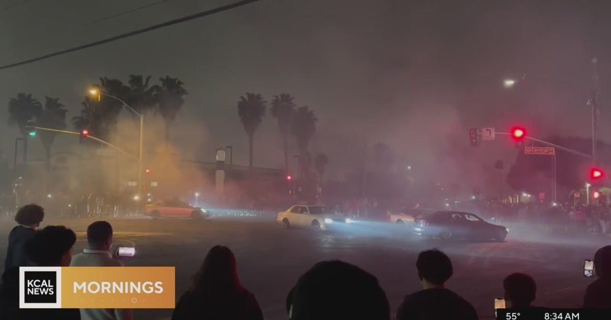Dangerous street take-over in South LA - CBS Los Angeles