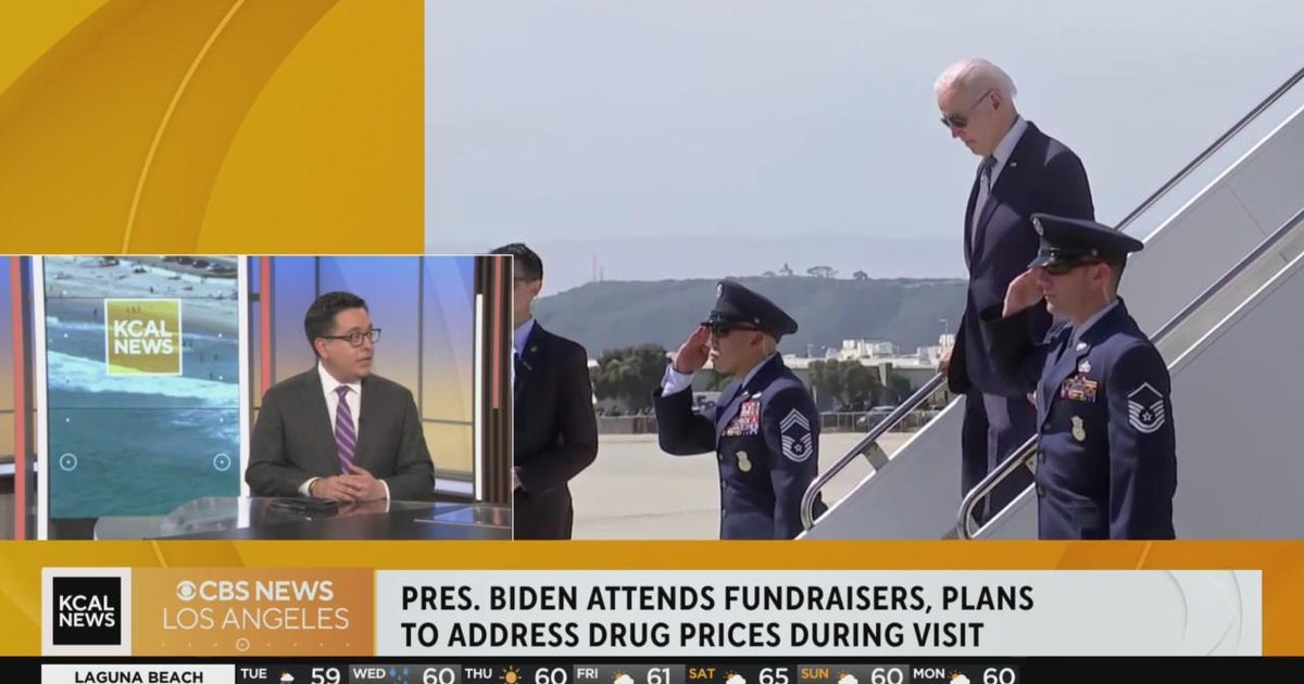 Ed O'Keefe discusses President Biden's SoCal visit - CBS Los Angeles