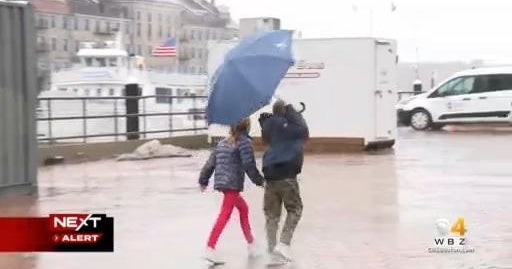 Nor'easter brings rain to Boston - CBS Boston