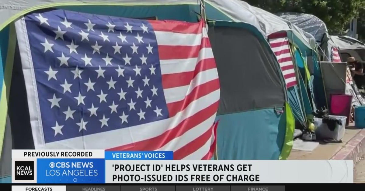 Project ID works to get government IDs to homeless veterans - CBS Los Angeles