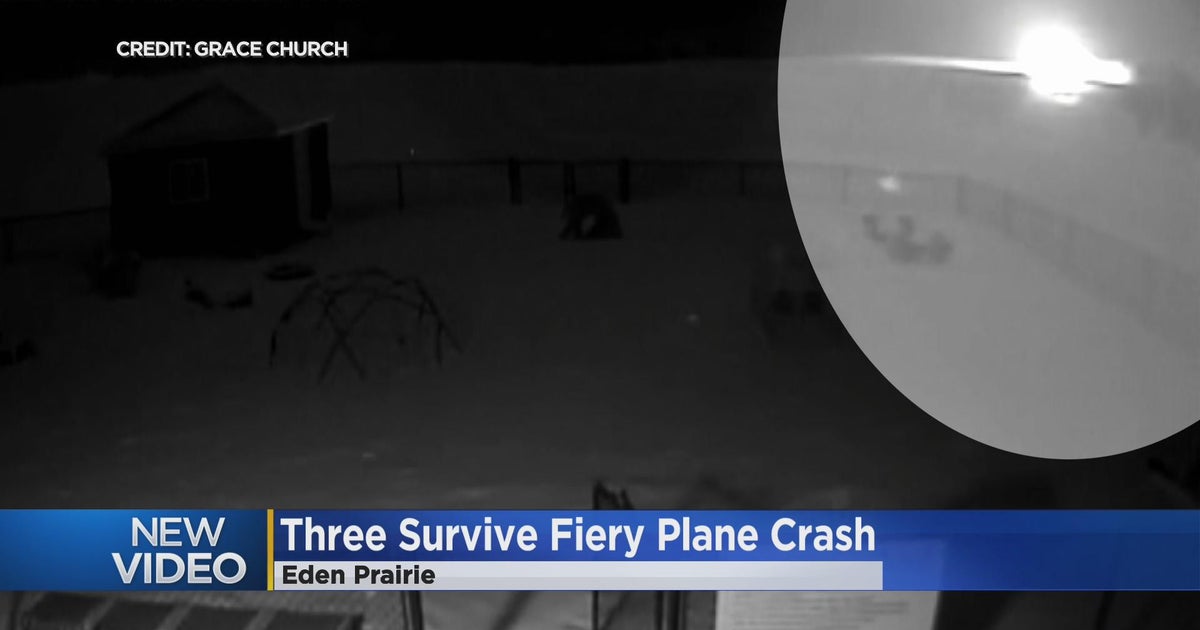 New video shows fiery plane crash in Eden Prairie - CBS Minnesota