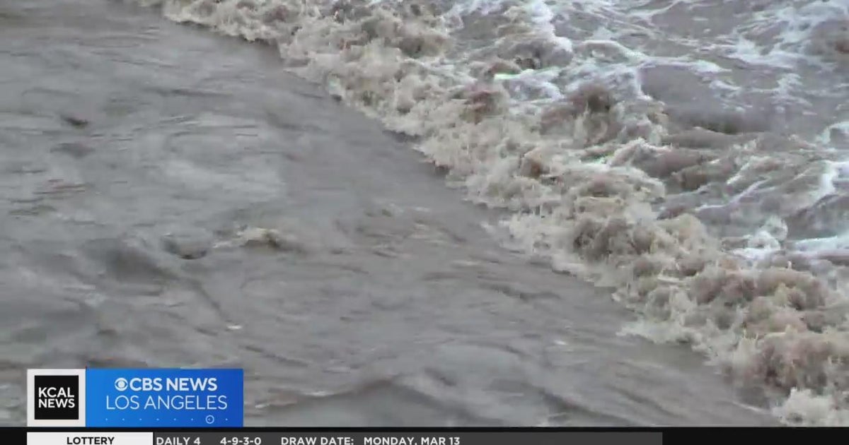LA County rescue team saves eight people from San Gabriel River - CBS ...