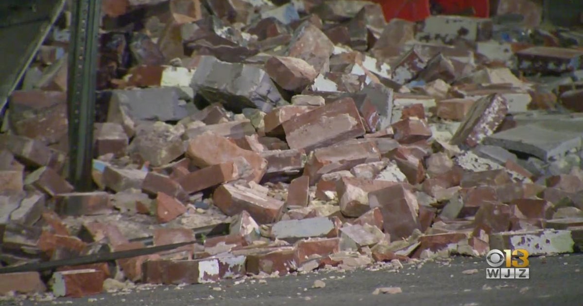 Building collapses in Baltimore's Upton neighborhood Tuesday ...