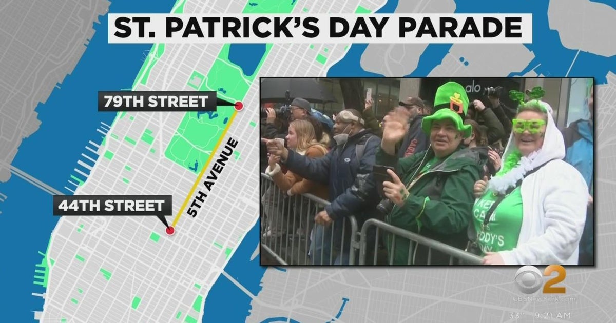 Grand marshal gives sneak peek of St. Patrick's Day Parade - CBS New York