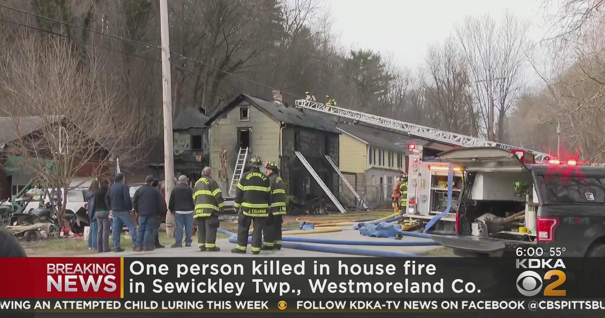 1 dead after Sewickley Township fire - CBS Pittsburgh