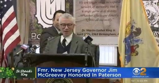 Former New Jersey governor Jim McGreevey honored in Paterson - CBS New York Former New Jersey governor Jim McGreevey honored in Paterson - CBS New York