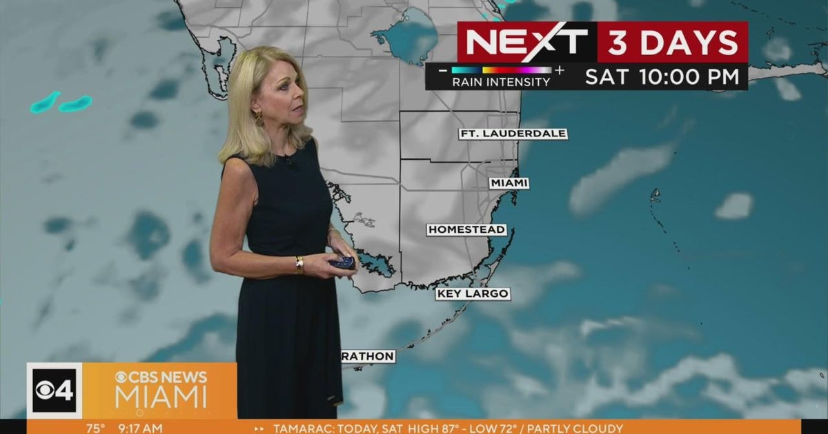 Weekend Forecast: Rainy day ahead - CBS Miami