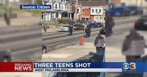 3 teens hospitalized after West Philadelphia shooting: police - CBS ...