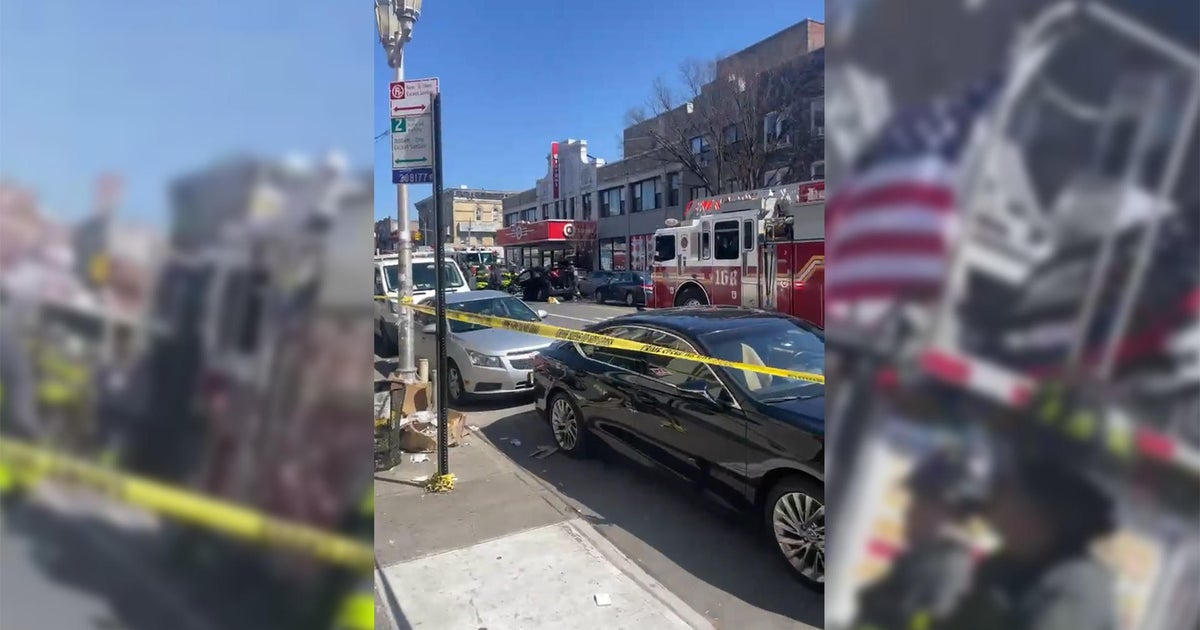 2 dead, 5 injured when car jumps curb in Brooklyn