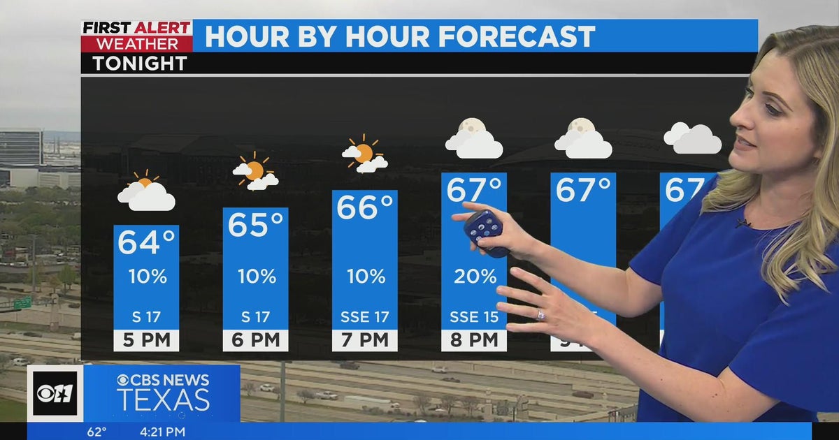 Cloudy with a slight chance of rain - CBS Texas