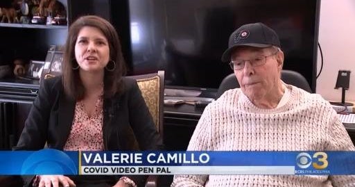 COVID video pen pals finally get chance to meet - CBS Philadelphia