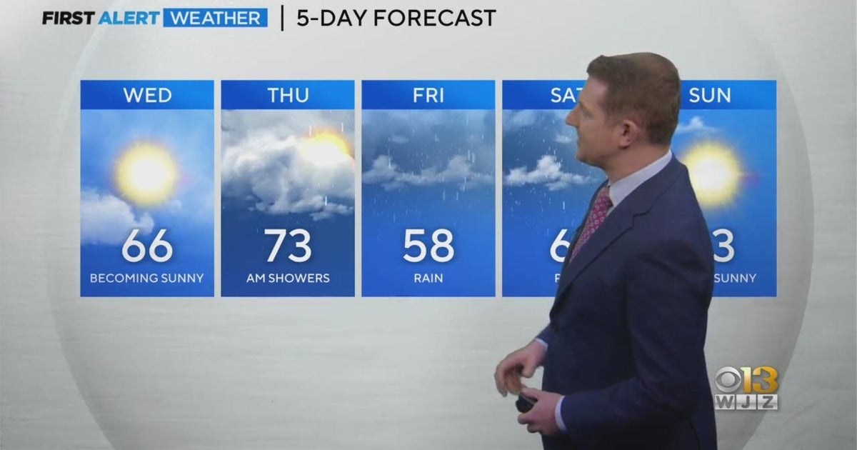 Meteorologist Steve Sosna has your Wednesday afternoon forecast - CBS ...