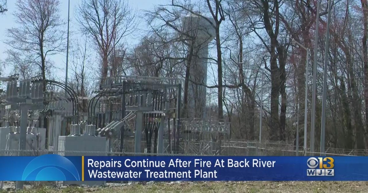 Repairs continue after fire at Back River Wastewater Treatment Center ...