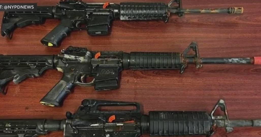NYPD recovers more than a dozen assault rifles and handguns from ...