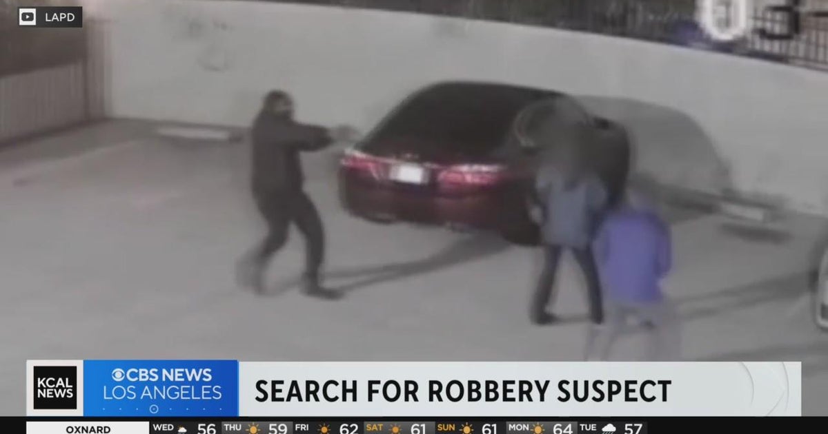 LAPD releases footage of armed robbery in Koreatown - CBS Los Angeles