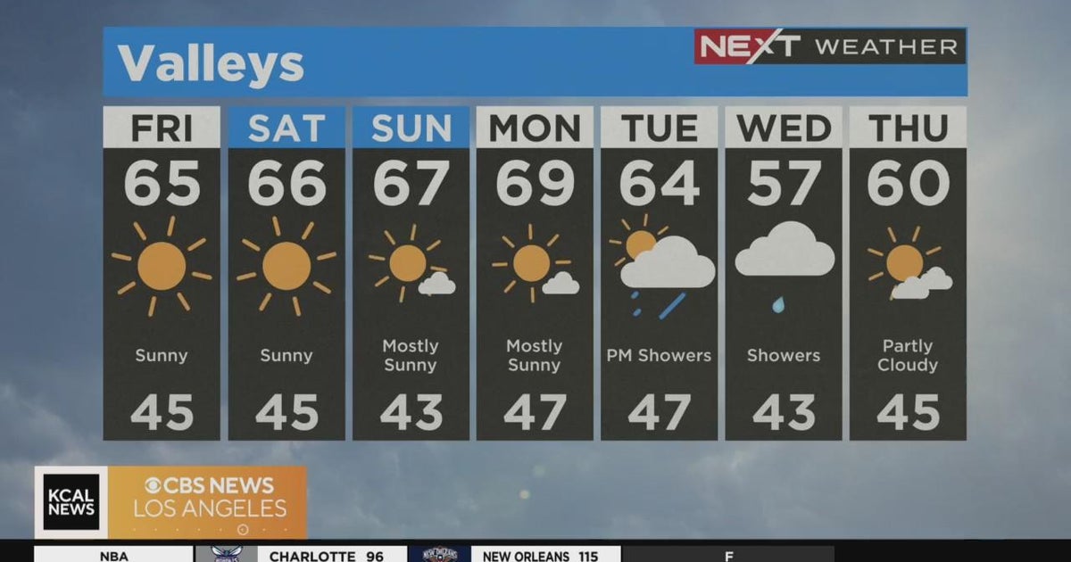 Mary Yoon's Weather Forecast (March 24) - CBS Los Angeles