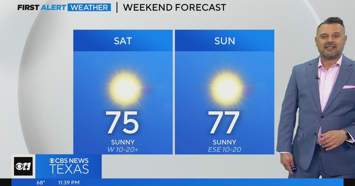 Enjoy the beautiful weekend weather! - CBS Texas